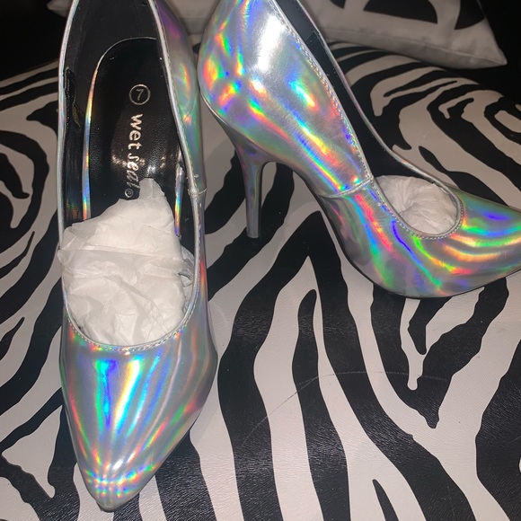 Shoes | Holographic Heels | Poshmark